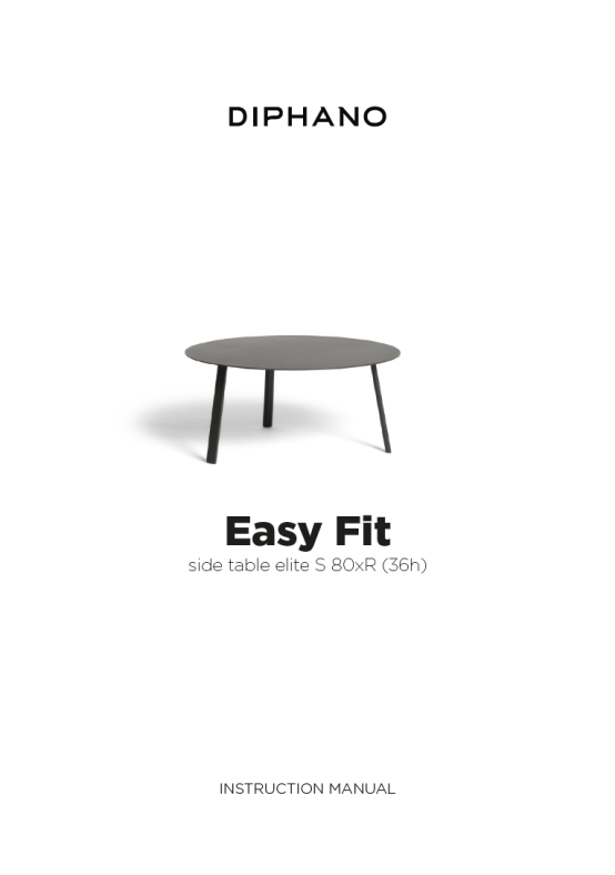 Easy Fit instruction manual | Diphano